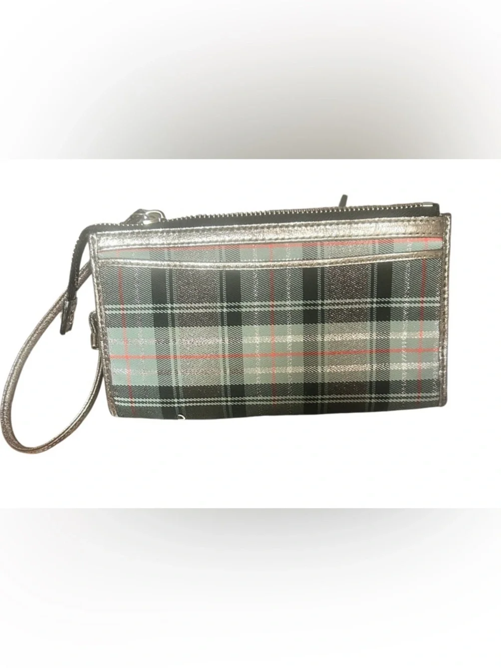 Bags | Coach Poppy Tartan Plaid Wristlet | Poshmark